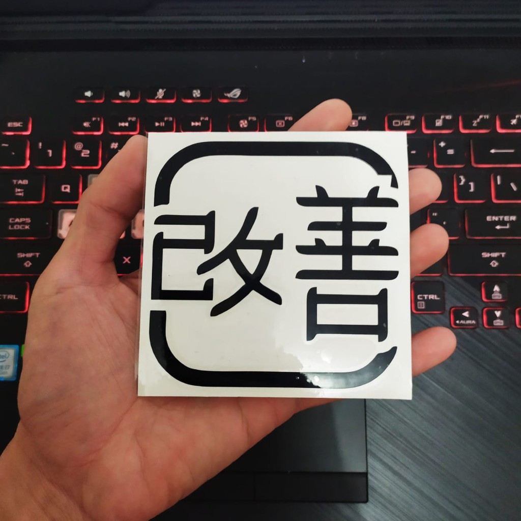 Jual STIKER JEPANG KAIZEN KANJI STIKER CUTTING STIKER HURUF JEPANG ...