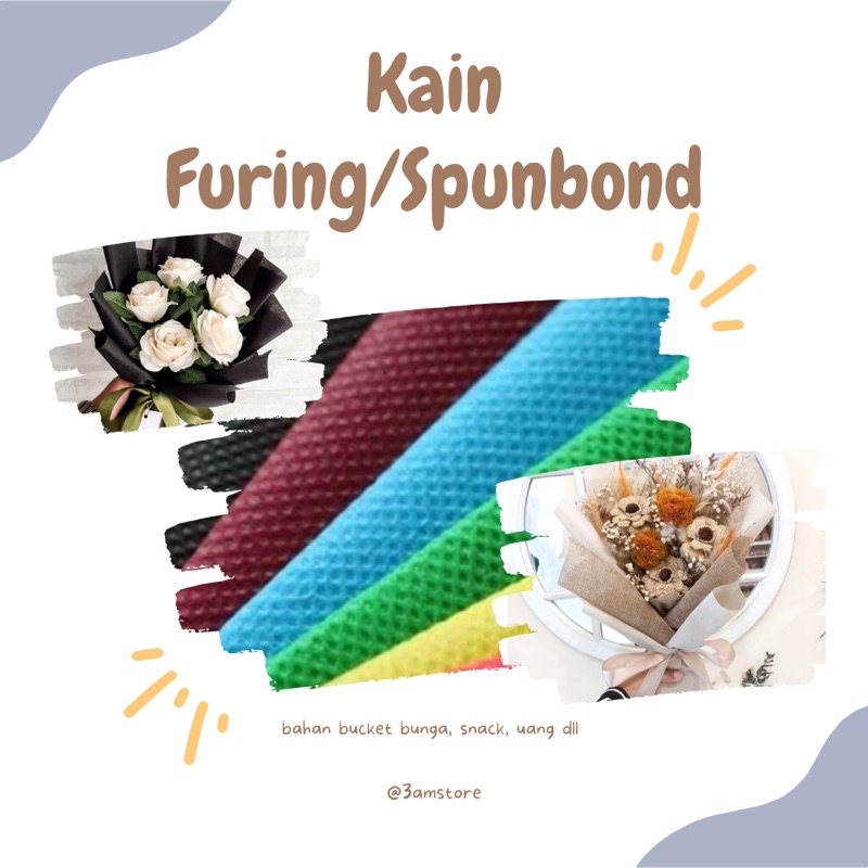 Jual Kain Furing untuk kerajinan tangan | kain furing Bucket wisuda ...