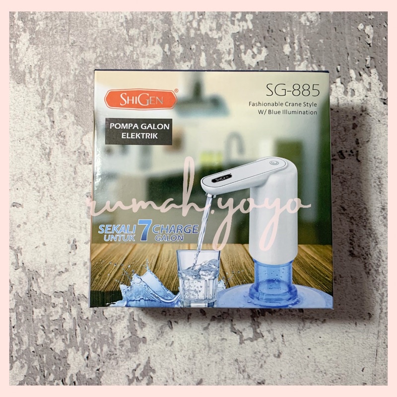 Jual Pompa Galon Eletrik SG-885 // Pompa Shigen | Shopee Indonesia