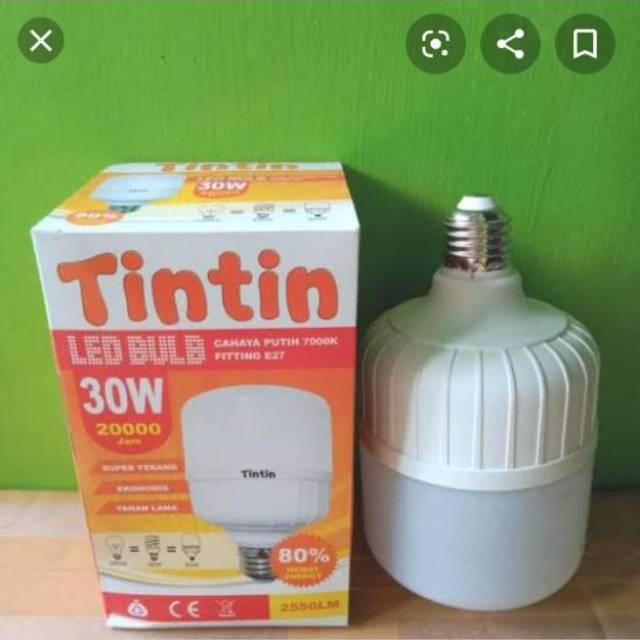 Jual LAMPU LED TABUNG JUMBO TINTIN 30 WATT - LAMPU LED KAPSUL JUMBO TINTIN 30 WATT | Shopee ...