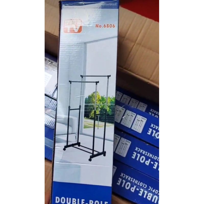 Jual Stand hanger single pole & double pole | Shopee Indonesia