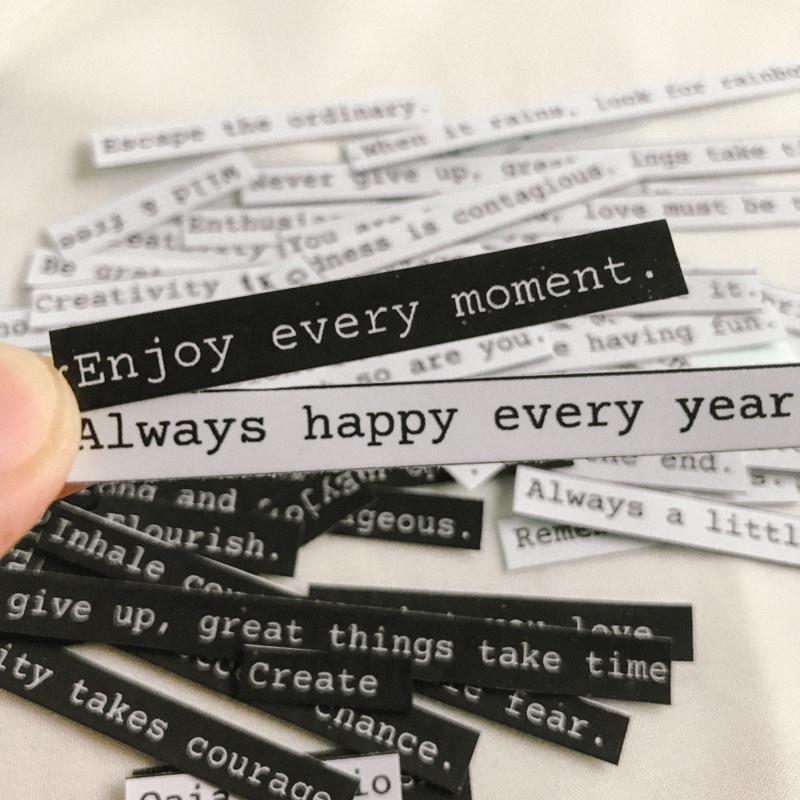 Jual [40+ PCS] STIKER TULISAN AFIRMASI POSITIF UNTUK JOURNALLING ...