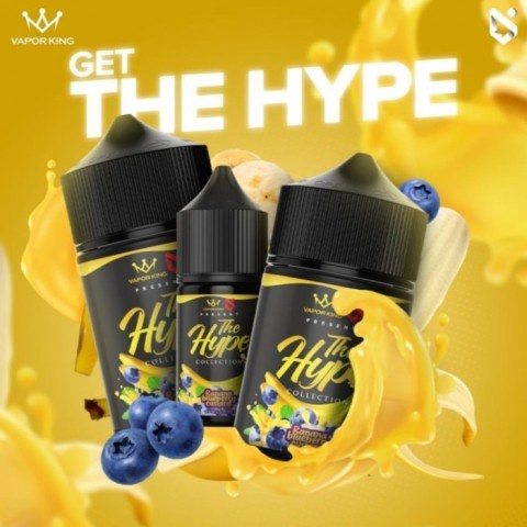 Jual THE HYPE V2 BANANA BLUEBERRY CUSTARD 60ML BY VAPORKING X DJI E-LIQUID | Shopee Indonesia