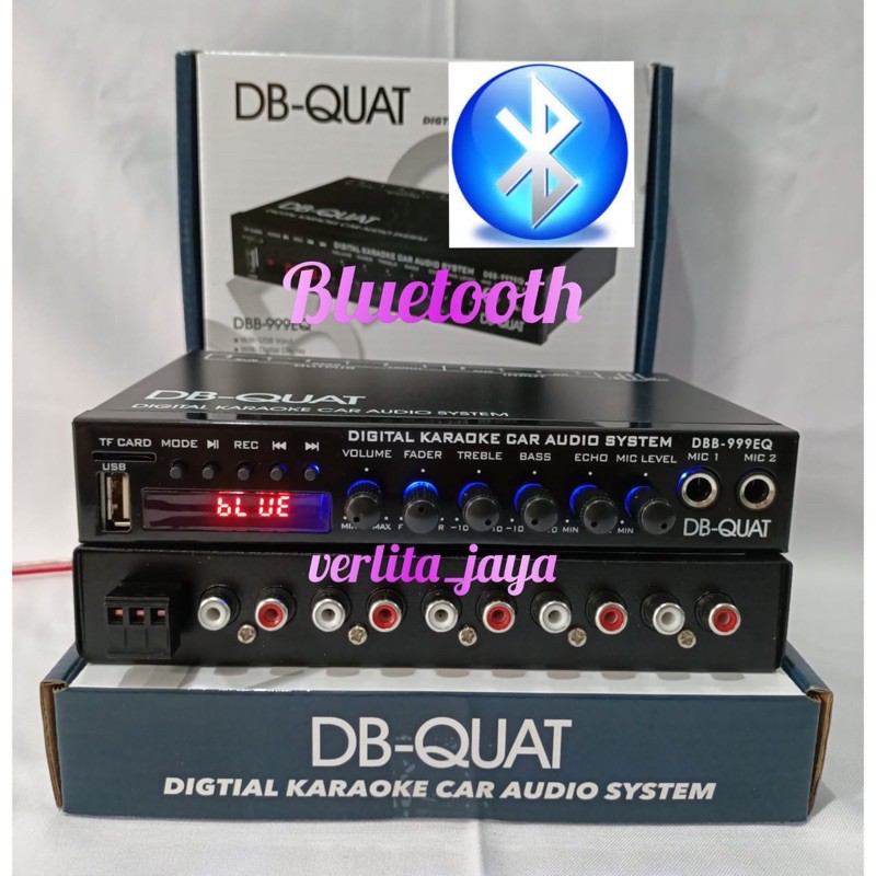 Jual Parametrik preamp DB QUAT DBB-999EQ equalizer karaoke usb ...
