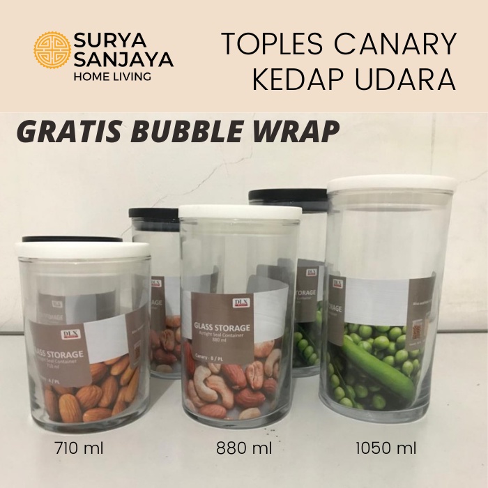 Jual Toples Kaca Beling Snack Cemilan Camilan Kacang Permen Kedap Udara ...