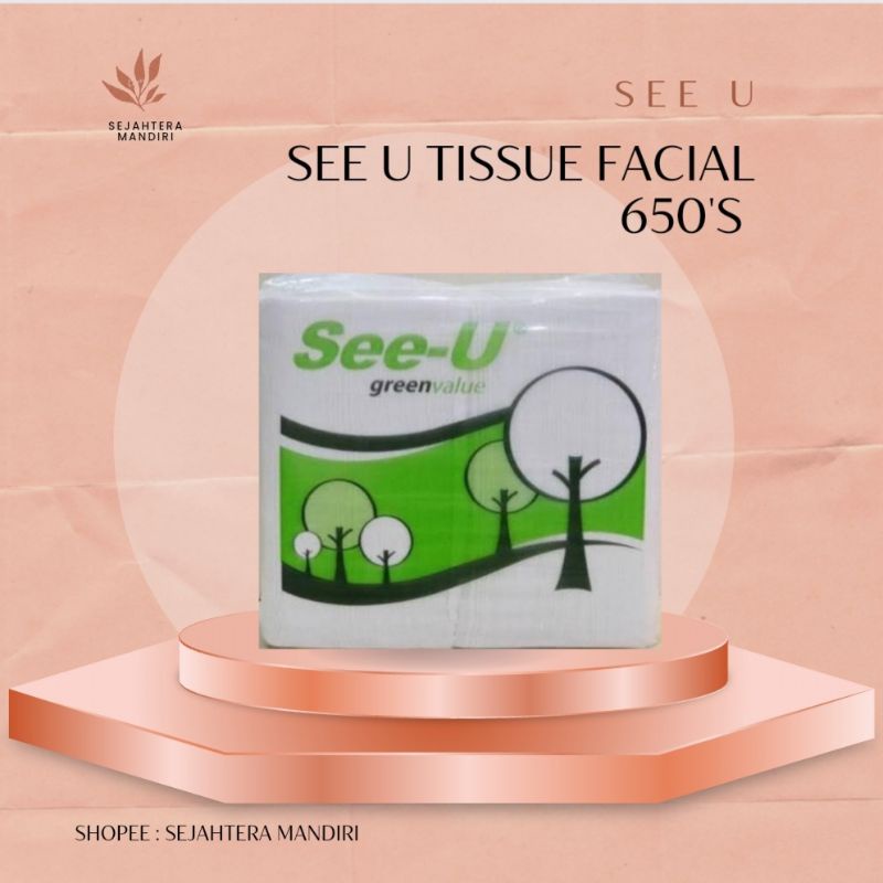 Jual See U Tissue Facial 650 sheet [SATUAN] | Shopee Indonesia