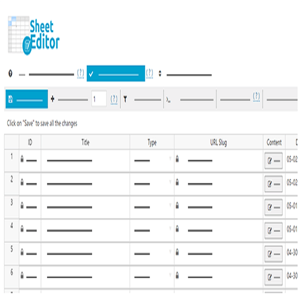 Jual WP Sheet Editor Editable Frontend Tables | Shopee Indonesia
