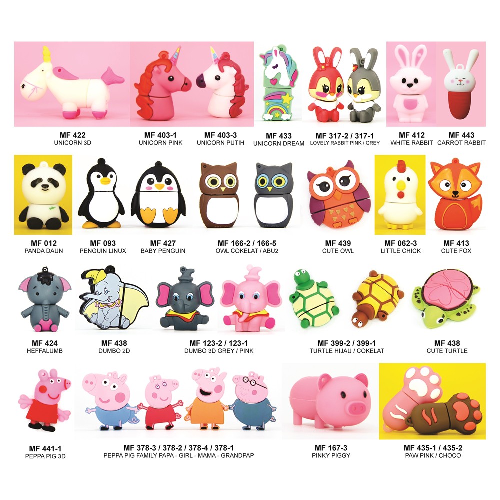 Jual FLASHDISK UNIK KARAKTER RUBBER 8GB 16GB 32GB | Shopee Indonesia