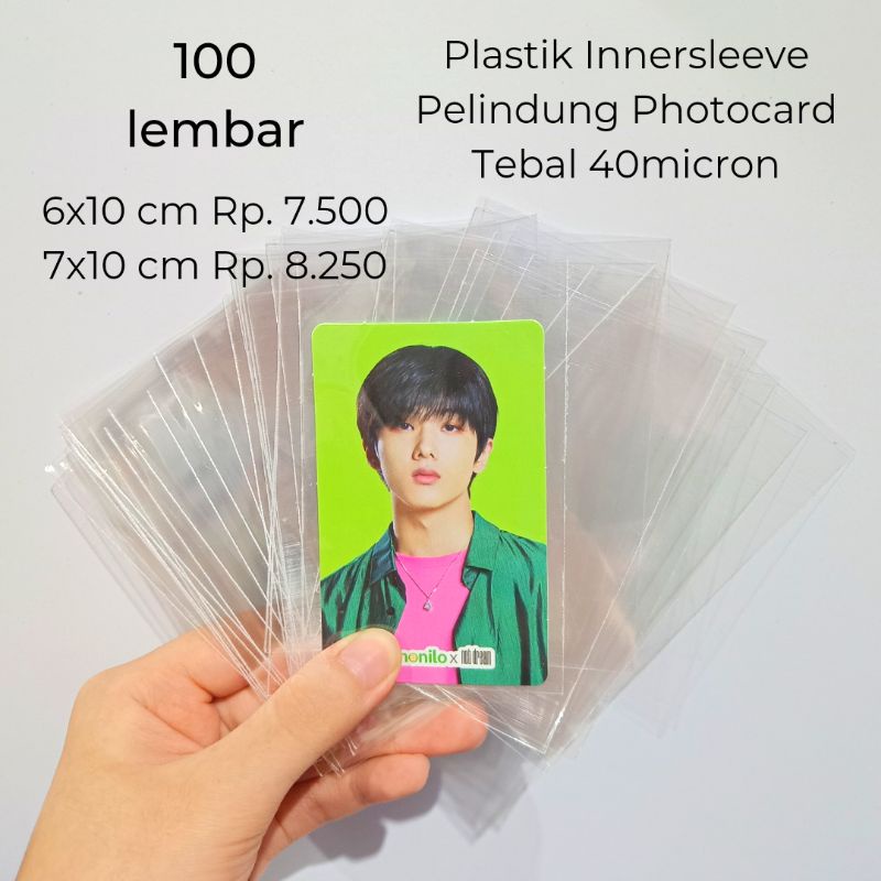 Jual [100 Lembar] Plastik Innersleeve Pelindung Poca Photocard NCT BTS ...