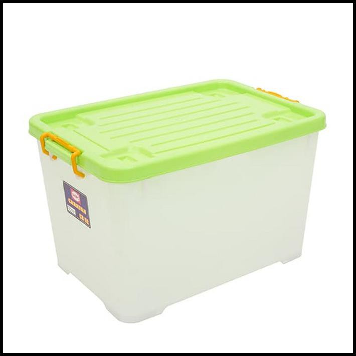Jual Shinpo 142 Container Box Caravan Cb 52 Liter Dengan Roda (By Gojek ...