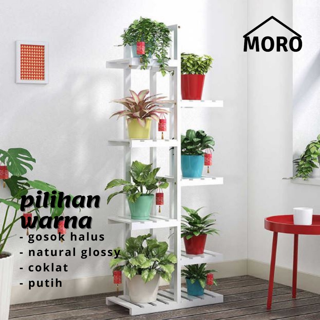 Jual RAK BUNGA KAYU DESAIN MINIMALIS | Shopee Indonesia