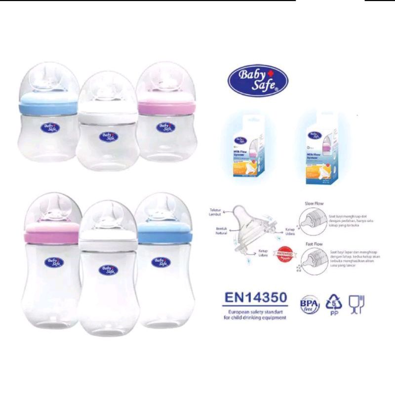 Jual Baby Safe Milk Flow System 125ml & 250ml | Shopee Indonesia
