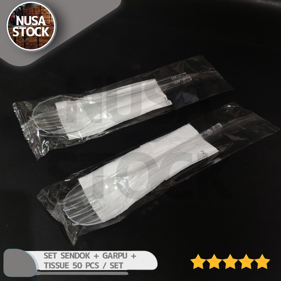 Jual CATERING SET SENDOK GARPU TISU TISSUE HIGIENIS STERIL FOOD SAFE ...