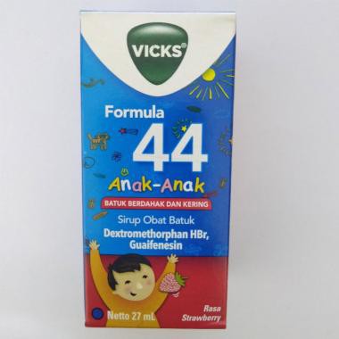 Jual VICKS ANAK FORMULA 44 RASA STRAWBERRY ISI 54ML | Shopee Indonesia
