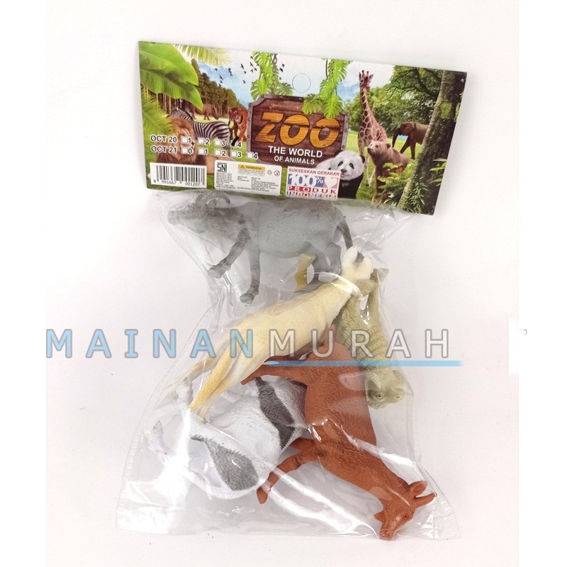 Jual MAINAN ANAK MAKET HEWAN TERNAK ZOO THE WORLD OCT 204 MAINAN ...