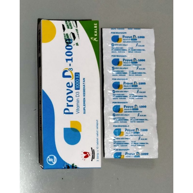 Jual Prove D3 1000IU - 1 strip - 10 tablet | Shopee Indonesia
