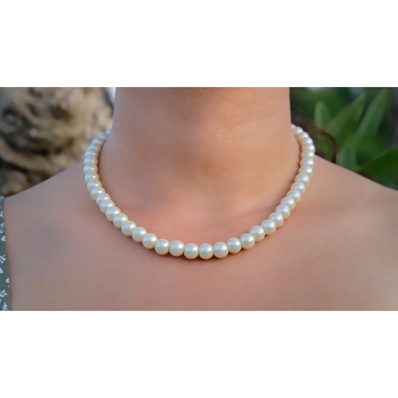 Jual ULUWATU Pearl Necklace / Kalung Mutiara Adjustable (Unisex ...