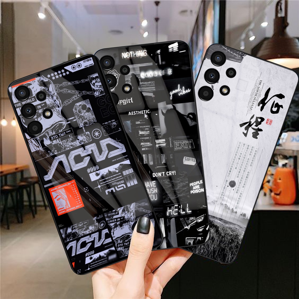 Jual Softcase Glass Kaca AESTHETIC [SF80] Samsung A13-A23-A33 Terbaru ...