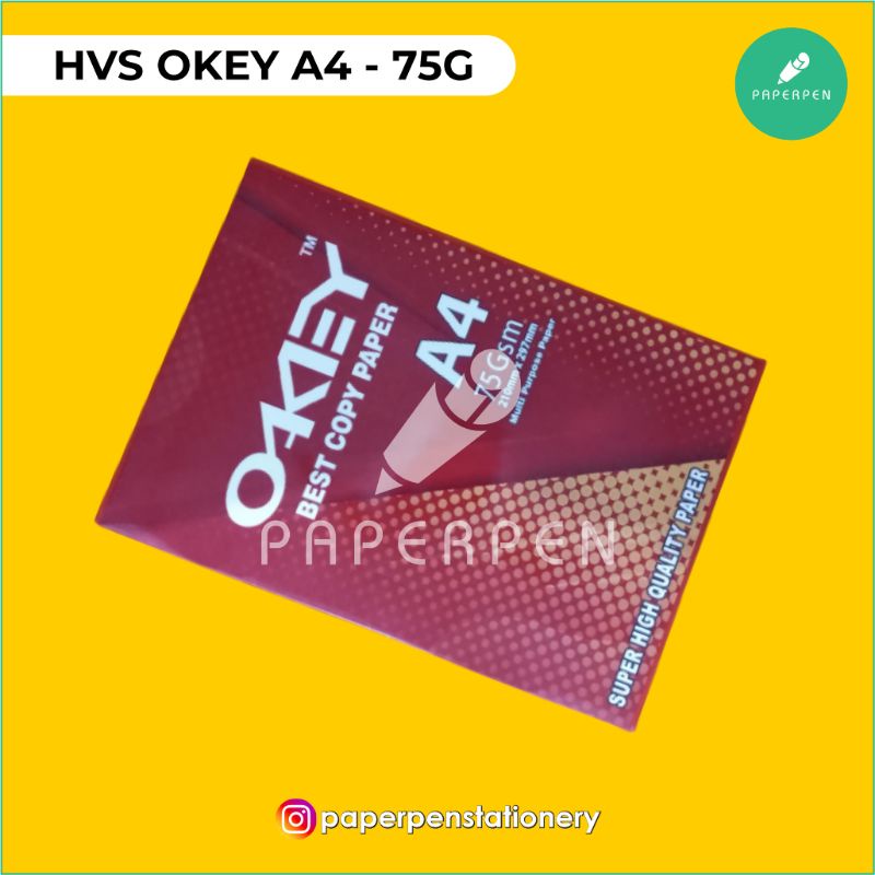 Jual Kertas Hvs Okey A4 75G | Shopee Indonesia