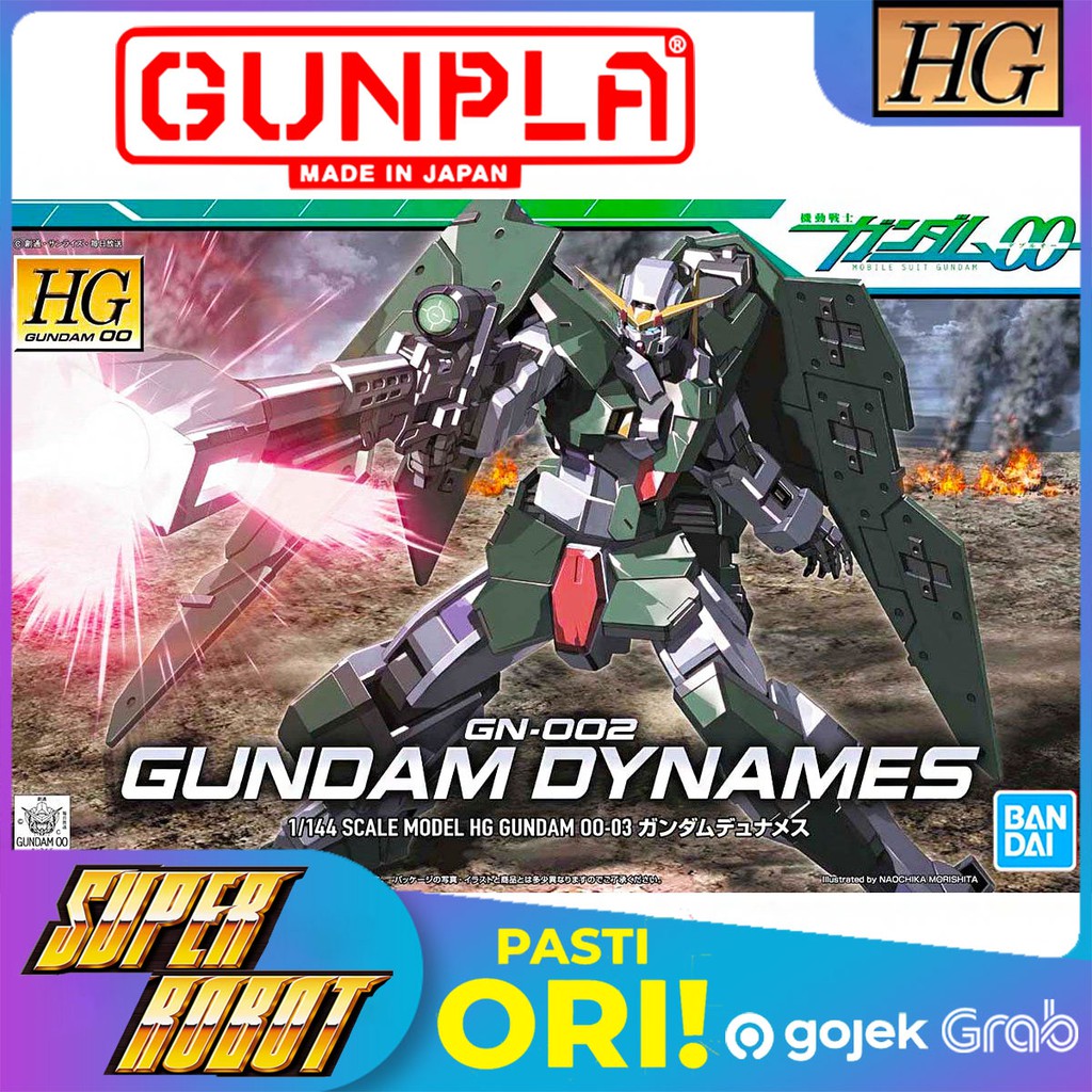 Jual 𝗕𝗔𝗡𝗗𝗔𝗜 HG GN-002 Gundam Dynames - HGOO | Shopee Indonesia