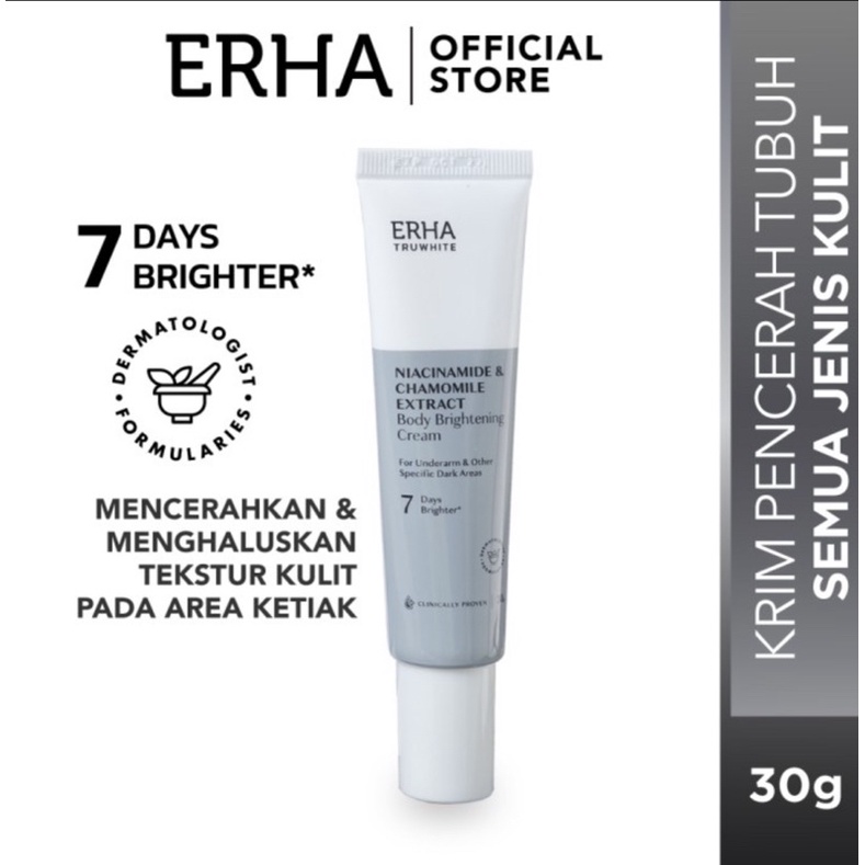 Jual Erha Body Brightening cream Untuk Ketiak Lipatan Siku | Shopee ...