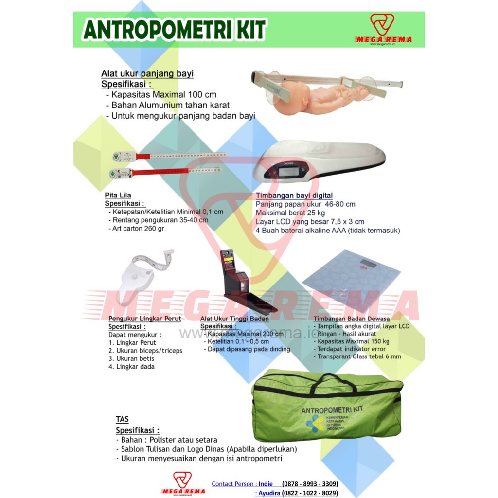 Jual Jual Laris - Antropometri Kit | Alat Alat Lengkap Puskesmas ...