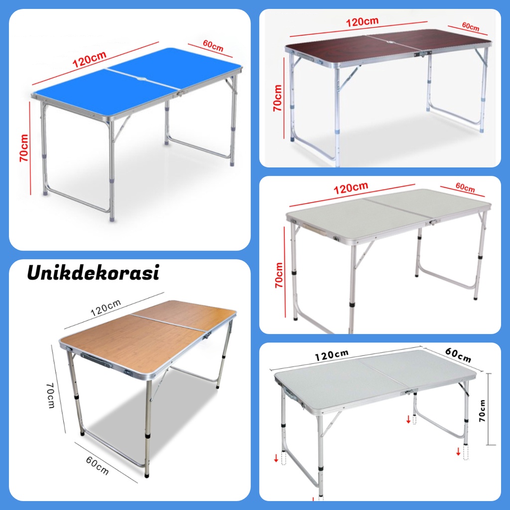 Jual Meja Makan Lipat Set Koper Camping Outdoor Portable - Unikdekorasi ...