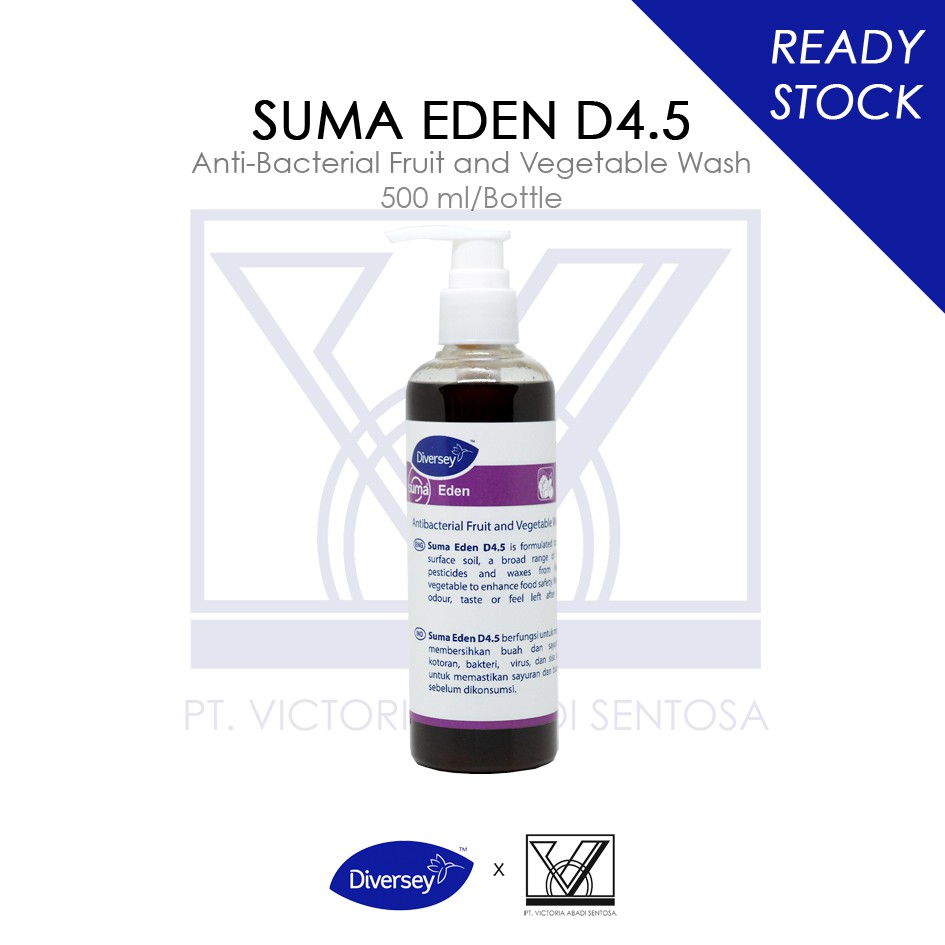 Jual [Sample Pack - 250 ml] Diversey Suma Eden - Anti Bacterial Fruit ...