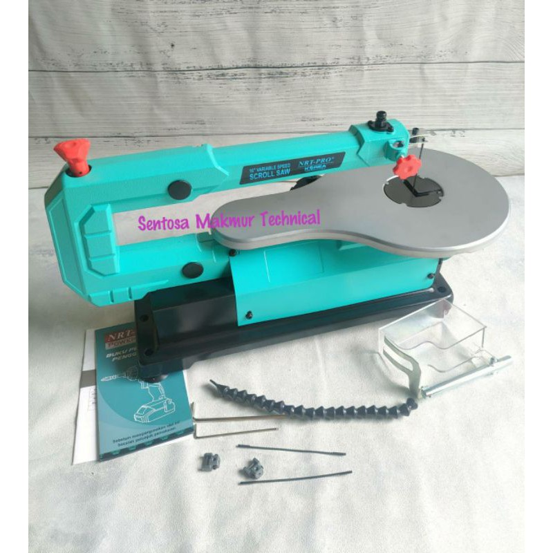 Jual NRT PRO 16" Scroll Saw Scrollsaw Gergaji Ukir Triplek Kayu Jigsaw ...