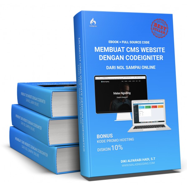 Jual Membuat Website Dengan CodeIgniter Dari NOL Sampai ONLINE | Shopee ...