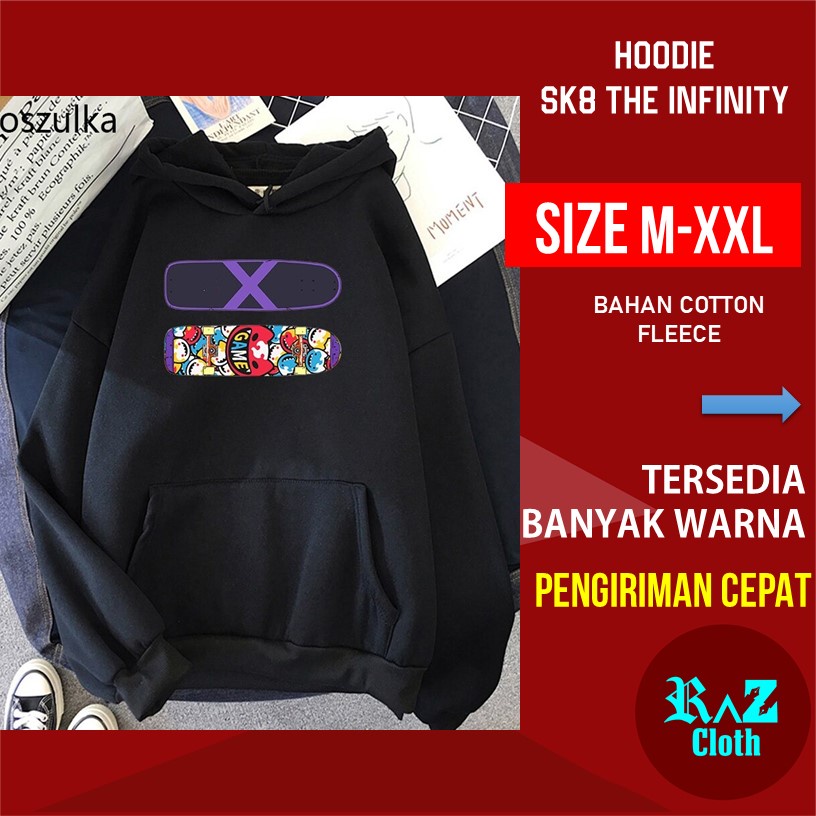 Jual Sweeter Cowok Anime SK8 The Infinity Papan Selancar Skateboard ...