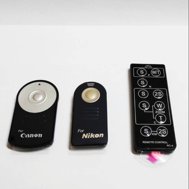 Jual REMOTE SHUTTER IR WIRELESS UNIVERSAL 5 IN 1 - CANON RC6 - NIKON RL ...
