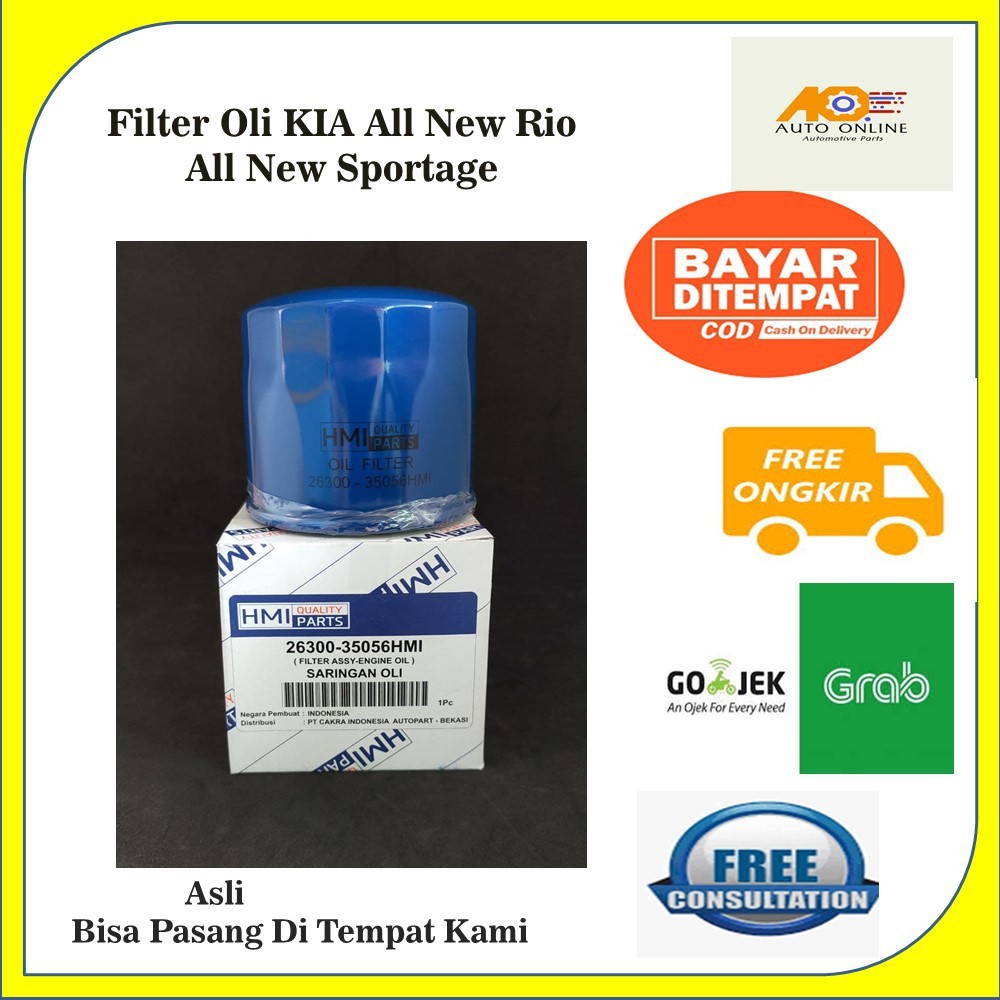 Jual Saringan Oil Filter Oli KIA All New Sportage All New Rio | Shopee ...