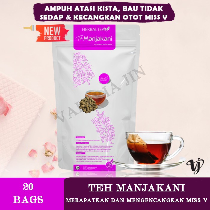 Jual TEH MANJAKANI TEH HERBAL UNTUK PROMIL SARI RAPET OBATI KISTA MIOM ...