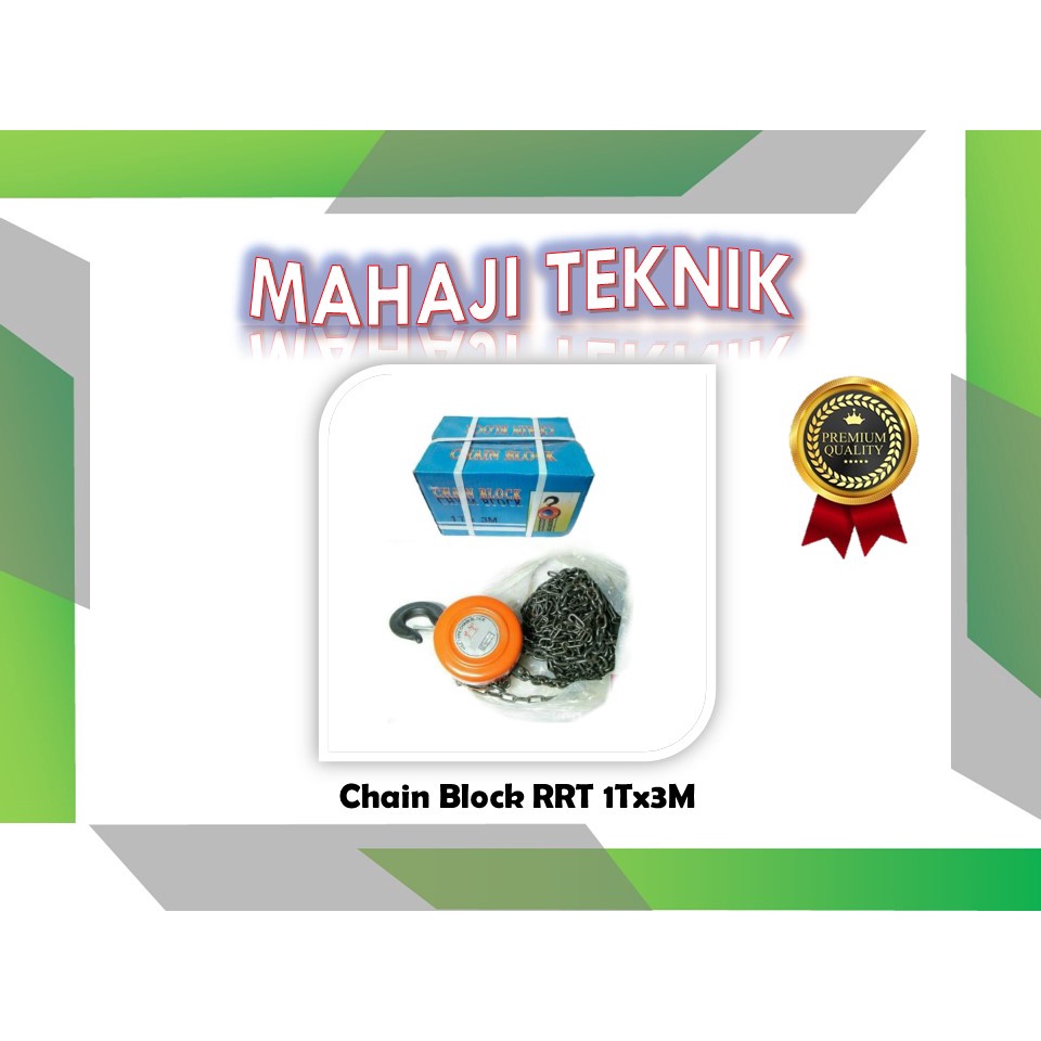 Jual CHAIN BLOCK 1 TON x 3 METER TAKEL KATROL KEREKAN 1 TON x 3 METER ...