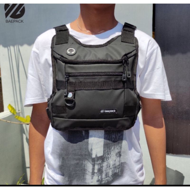 Jual Chest Bag Premium | Tas Dada Pria | Tas Rompi Motor Anti Air ...