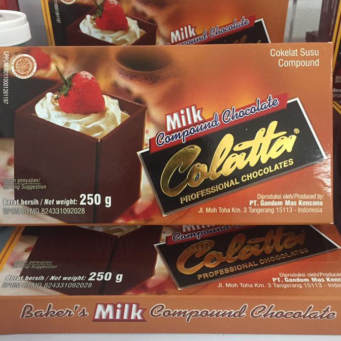 Jual Dark Chocolate Cokelat Coklat DCC Batang Batangan COLATTA COLATA ...