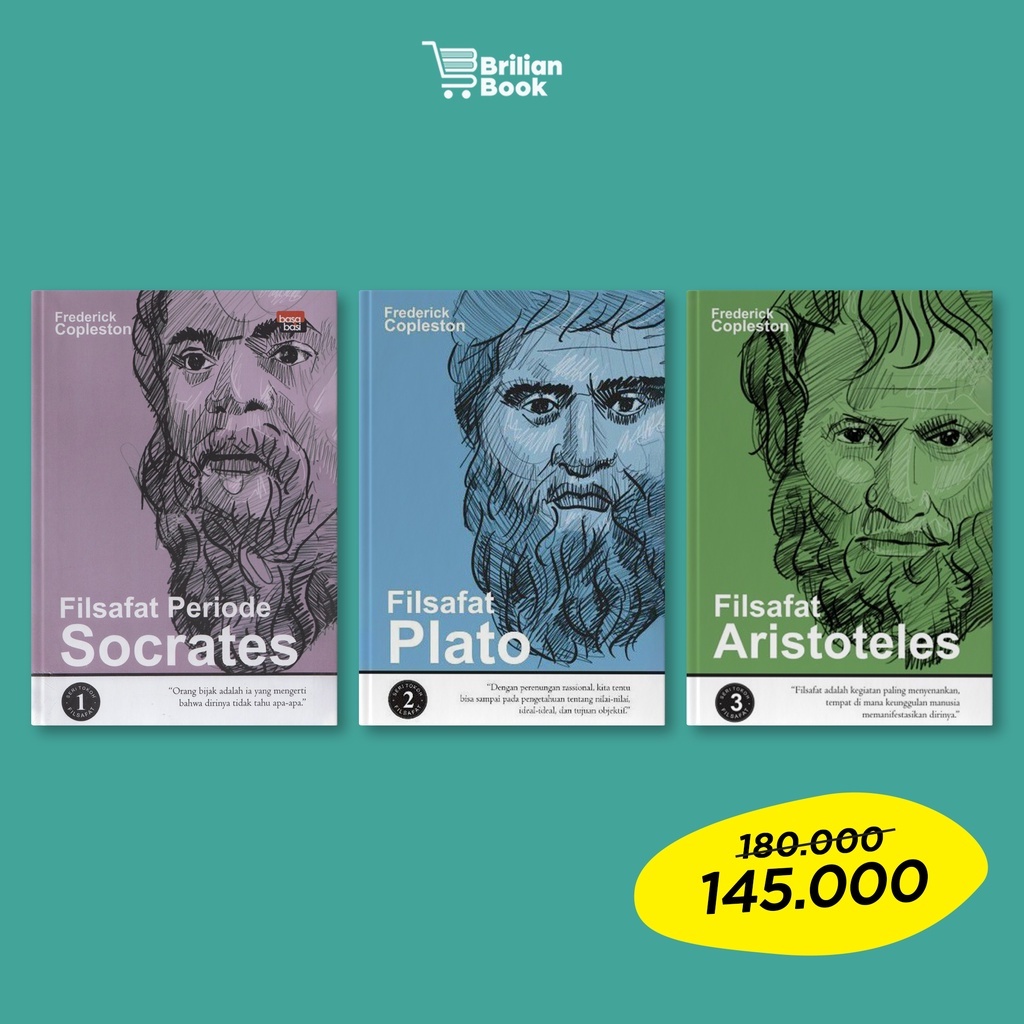 Jual Paket Filsuf Yunani - Socrates, Plato, Aristoteles | Shopee Indonesia