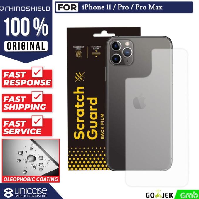 Jual Skin Belakang iPhone 11 / Pro / Pro Max RhinoShield Back Garskin Clear | Shopee Indonesia