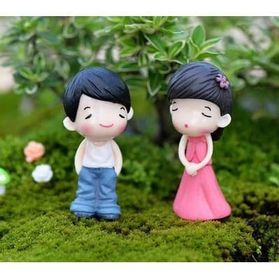 Jual Miniature Lover Figures - Lovers Couple Figurines #15 (2pcs ...
