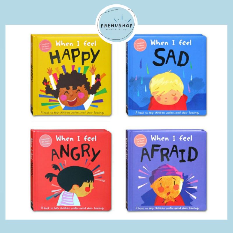 Jual Board Book When I Feel: Happy, Sad, Angry & Afraid | Shopee Indonesia