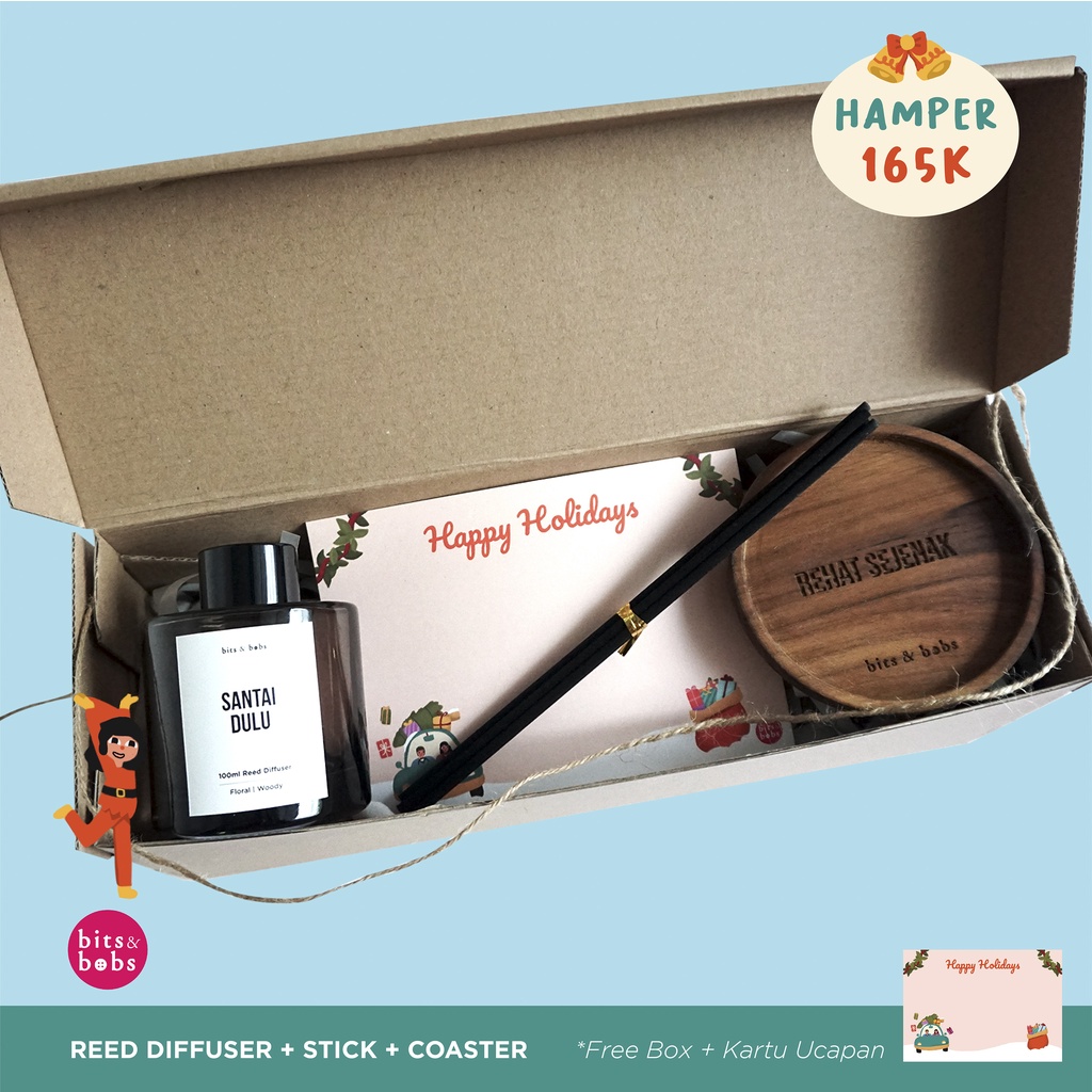 Jual bits & bobs - Hamper 165k (Reed Diffuser + Stick + Coaster ...