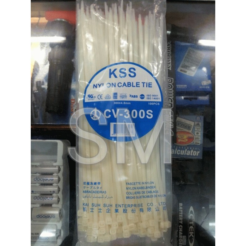 Jual Kabel tis cable ties Pengikat Kabel KSS CV-300S 30cm | Shopee ...