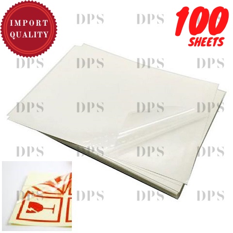 Jual Kertas Stiker Transparan A3+ 100 Lembar Tebal 40mic | Shopee Indonesia