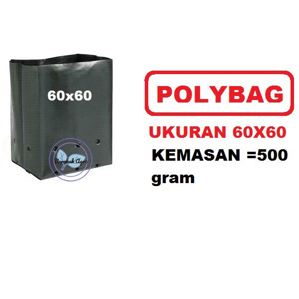 Jual Polybag Tanaman, polybag besar,ukuran 60x60 kemasan 500 gram ...
