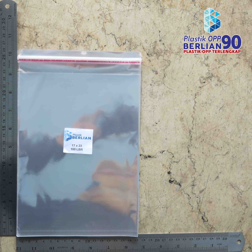 Jual Plastik OPP 17 X 23 CM 18 MIC 100LBR Lem Atau Seal / Kemasan ...