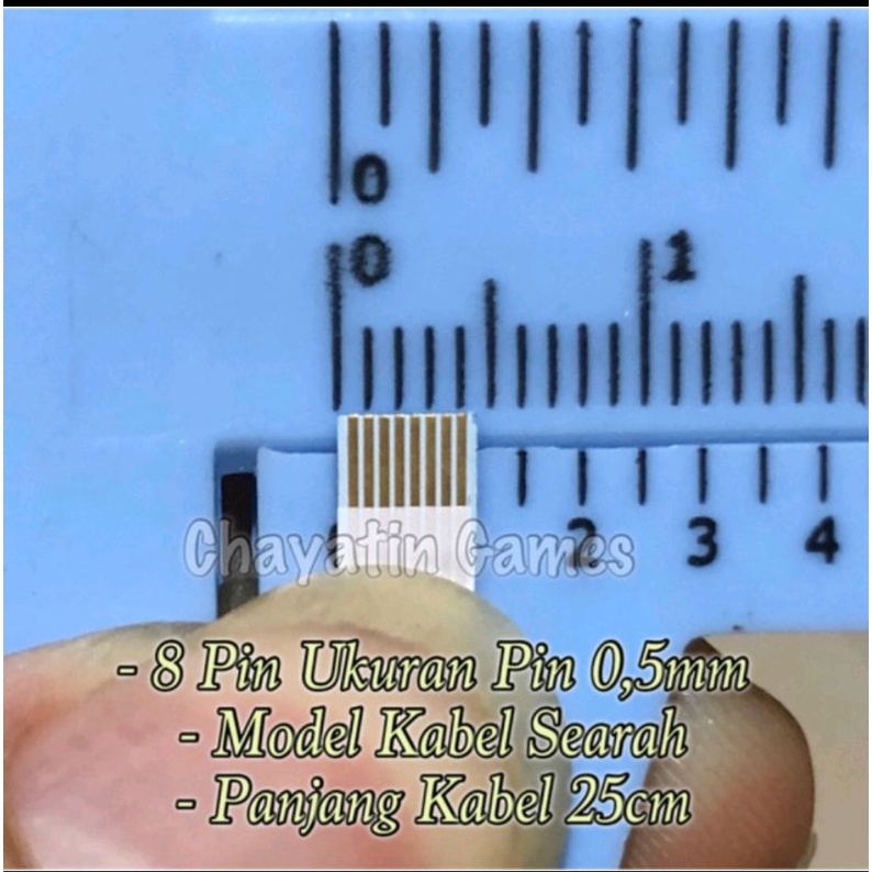 Jual Kabel Flexibel 8 Pin Searah Panjang kabel 25 cm ( 0,5 mm ...