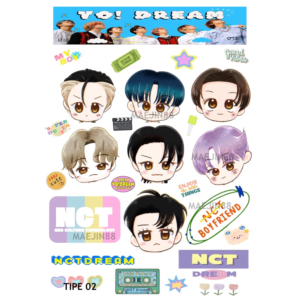 Jual STIKER NCT DREAM/STIKER KPOP/STIKER MURAH/STIKER CUTTING | Shopee ...