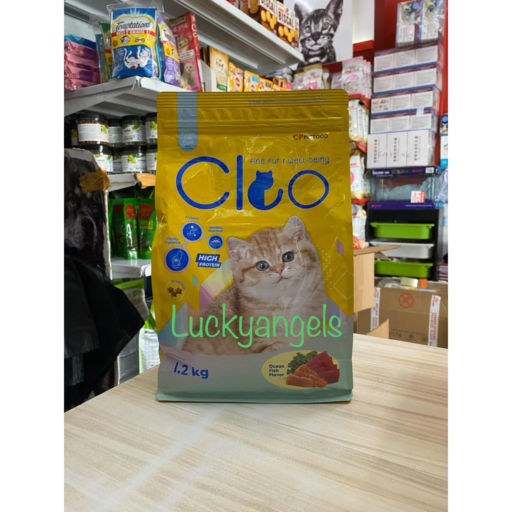 Jual CLEO KITTEN OCEAN FISH 1,2KG 1.2KG- Makanan anak kucing CLEO cat ...