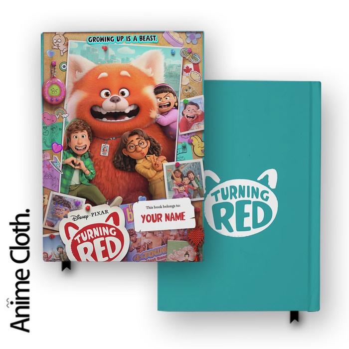 Jual Buku Catatan Notebook Turning Red Panda Friends Custom Diary ...